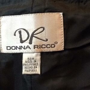 Donna Ricco | Dresses | Donna Ricco Two Pieces Womens Dress Size 32 W ...